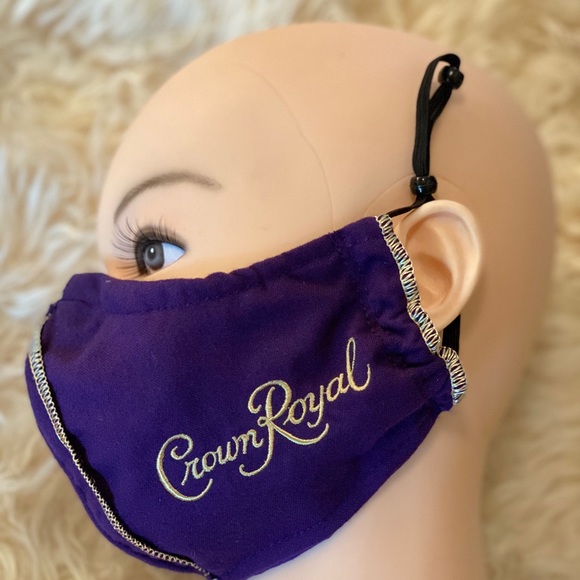 Accessories | Purple Crown Royal Face Mask W Filter P Nose P | Poshmark